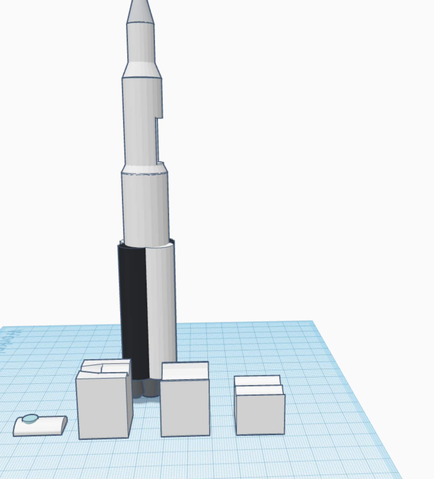 Rocket model (with stand) | 3D models download | Creality Cloud