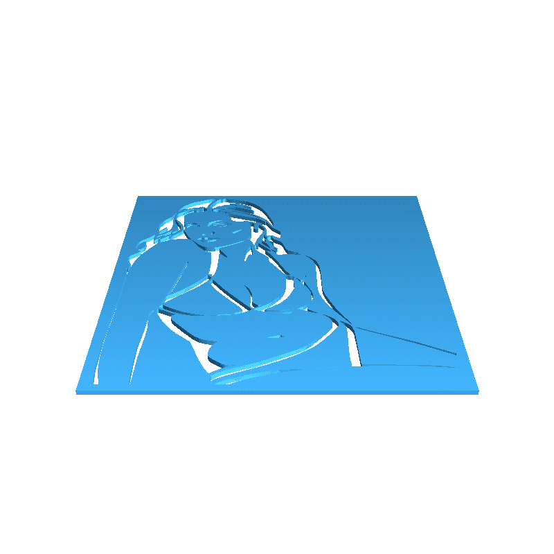 Free Digital Art STL Download - Bikini model stencil 4.1by SMT_M 🦊