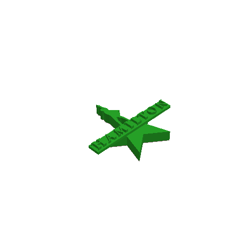 3D Printer Files | 3MF File | Hamilton Logo | Creality Cloud