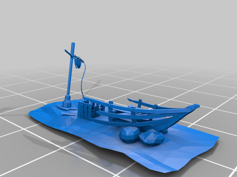 Free Other STL Download - small ship wreck terrainby SMT_M 🦊