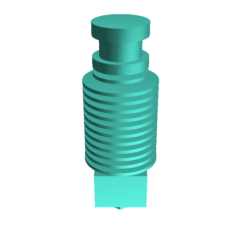 Free 3D Printer Parts STL Download - E3D V6 type hotend.by DwDave