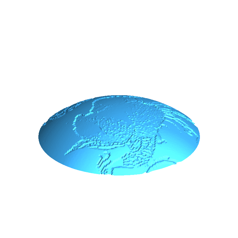 Free Digital Art STL Download - earth motifideby Subrata Meher