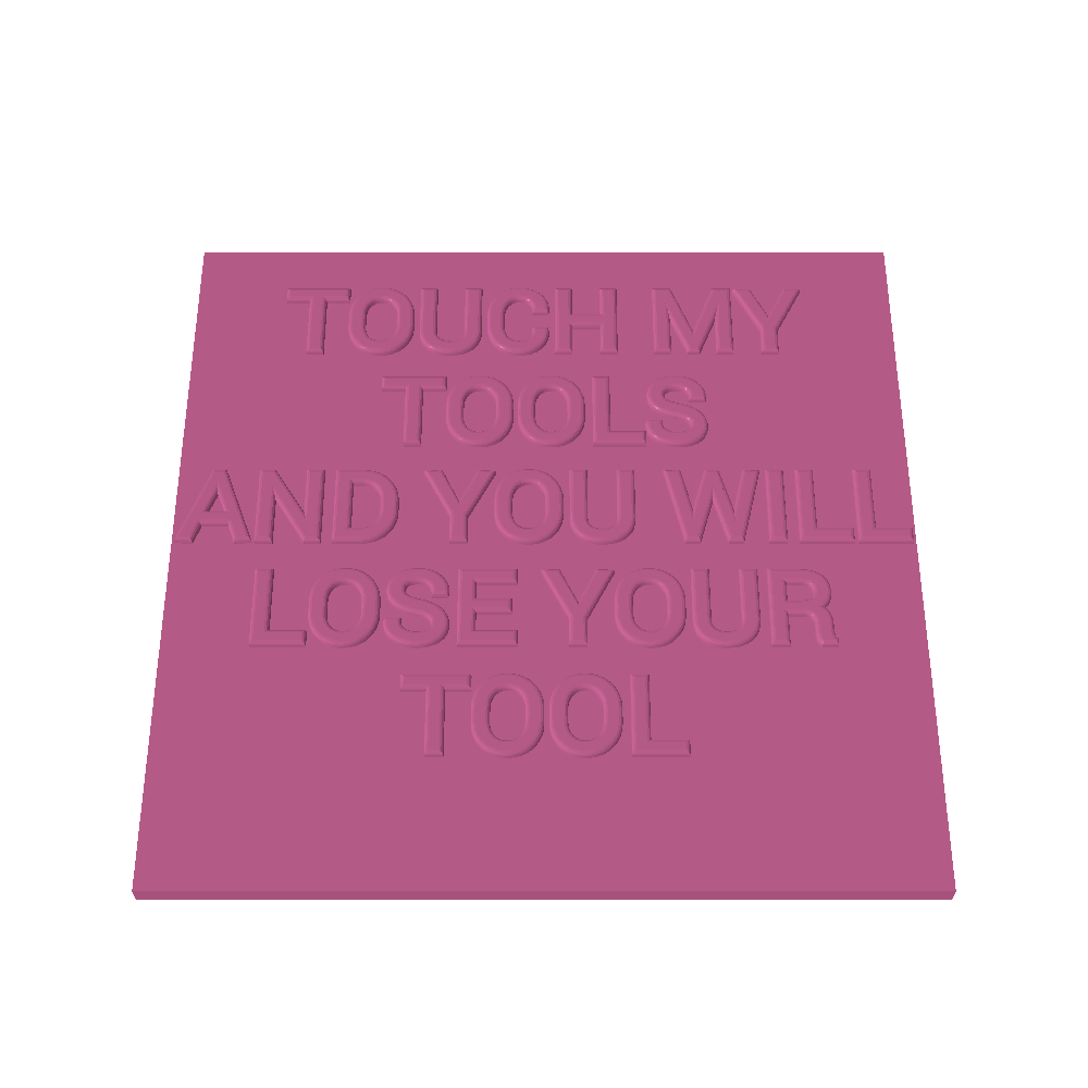 Free Tools & Spare Parts STL Download - tool box signby nightrider