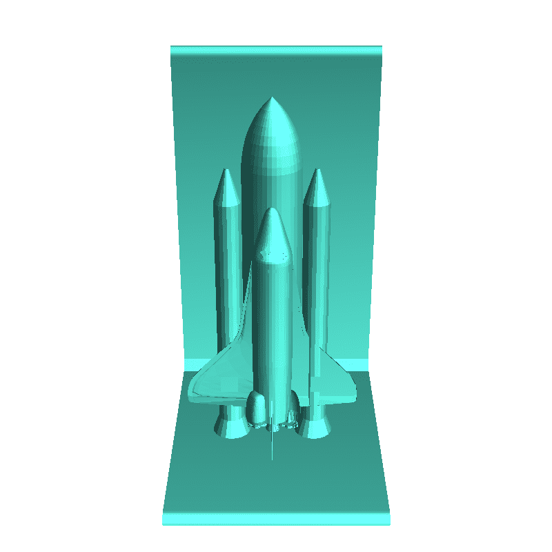 Free Other STL Download - Space Shuttle Bookendsby confusedCoyote