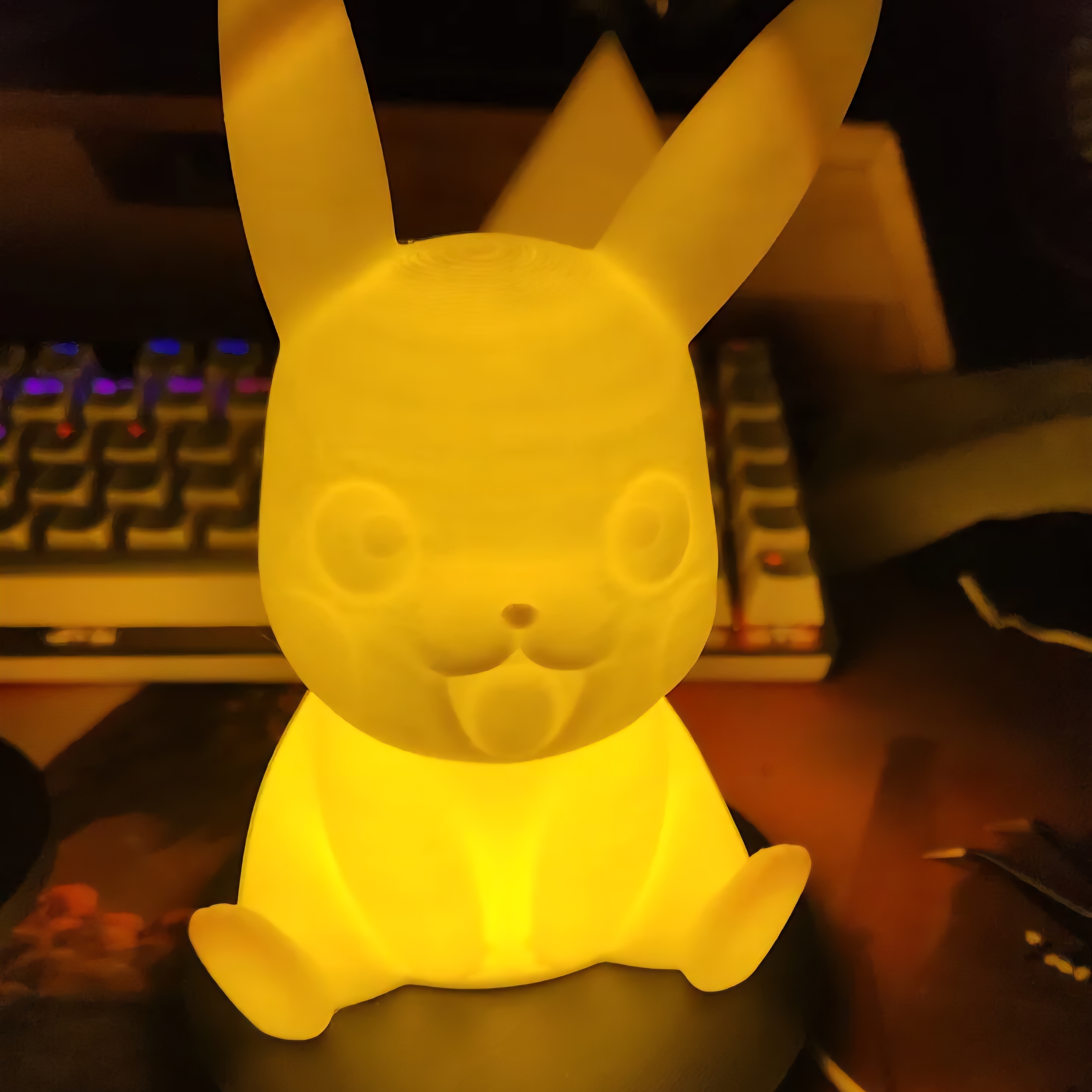 Free Lighting & Lamps STL Download - Pikachu Lamp Remixedby user9958071674