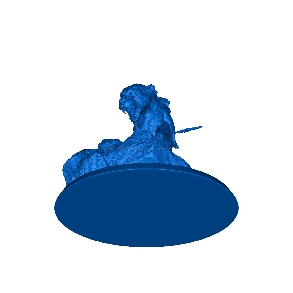 Characters & Creatures STL Download - statuette Panther orcby Ha333aP