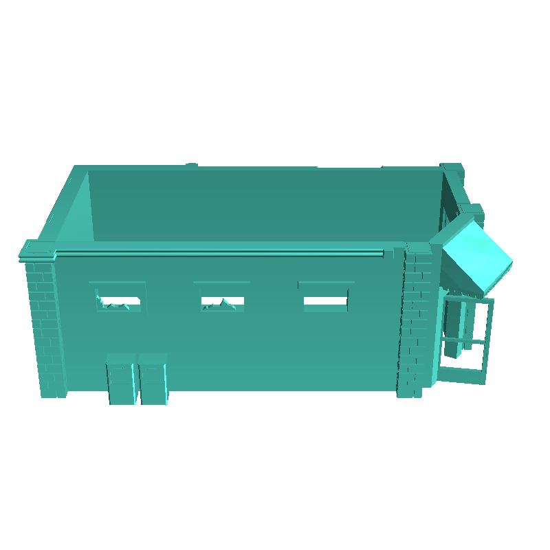 Miniature Games & Accessories STL Download - Set of three brick urban ...