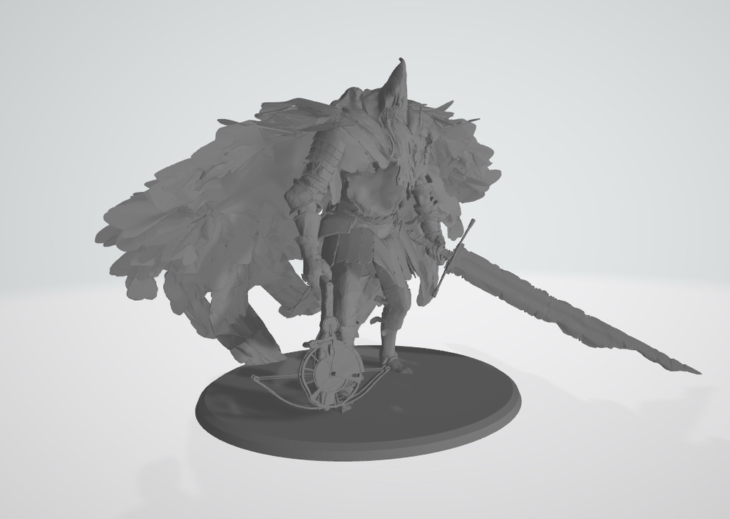 gratuita Characters & Creatures STL Descarga - Slave Knight Gael dark ...