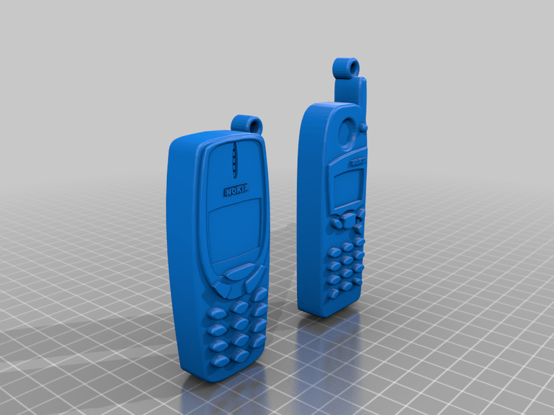 Classic Nokia Phone Keychain | 3D models download | Creality Cloud