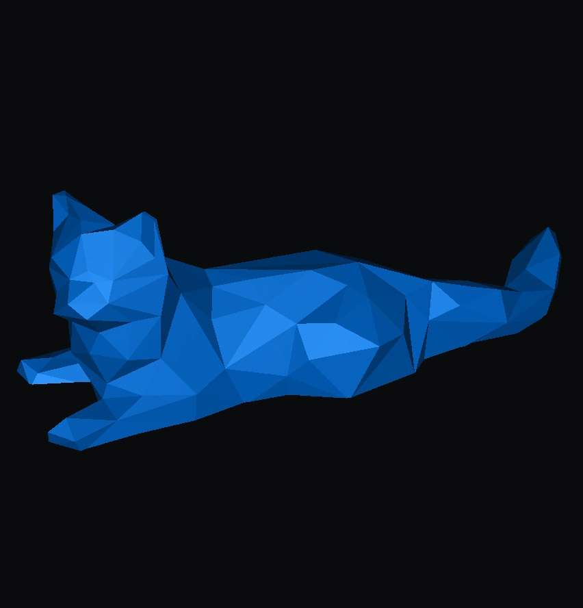low poly cat | 3D models download | Creality Cloud