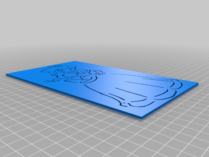 Peach stencil 3 | 3D models download | Creality Cloud