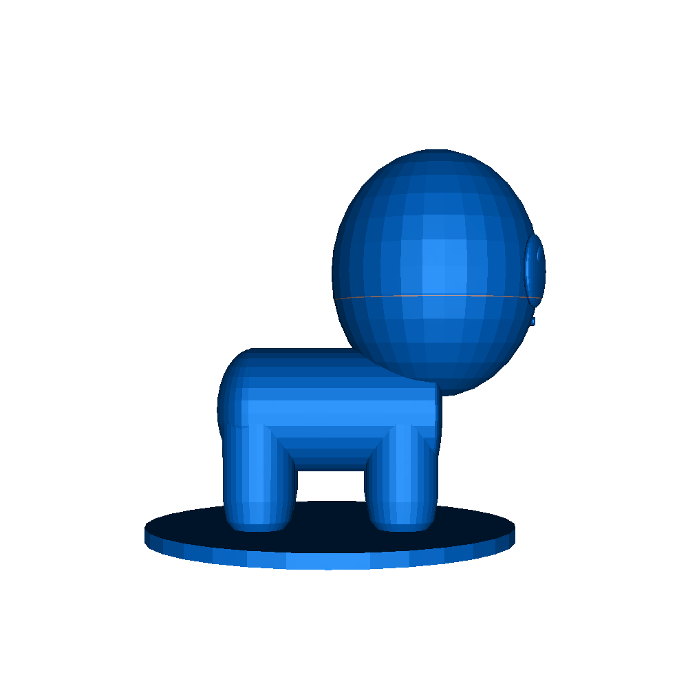 Free Characters & Creatures STL Download - yippee creature by jaywillplayz