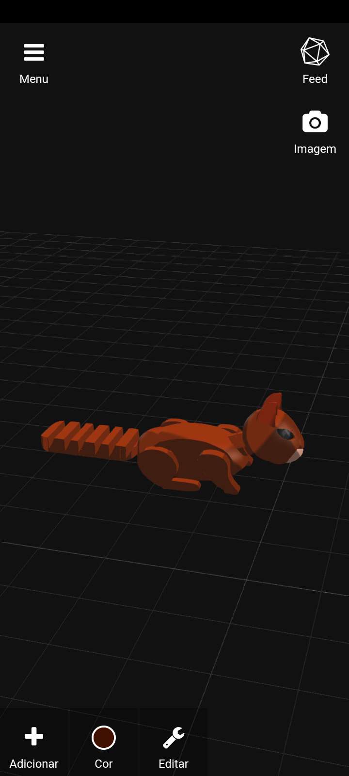 Articulated squirrel /Esquilo articulado | 3D models download | Creality Cloud