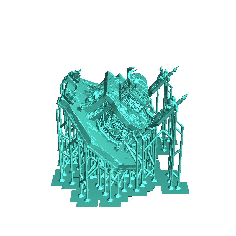 Other STL Download - Set of two gothic altars with chest decorated with ...