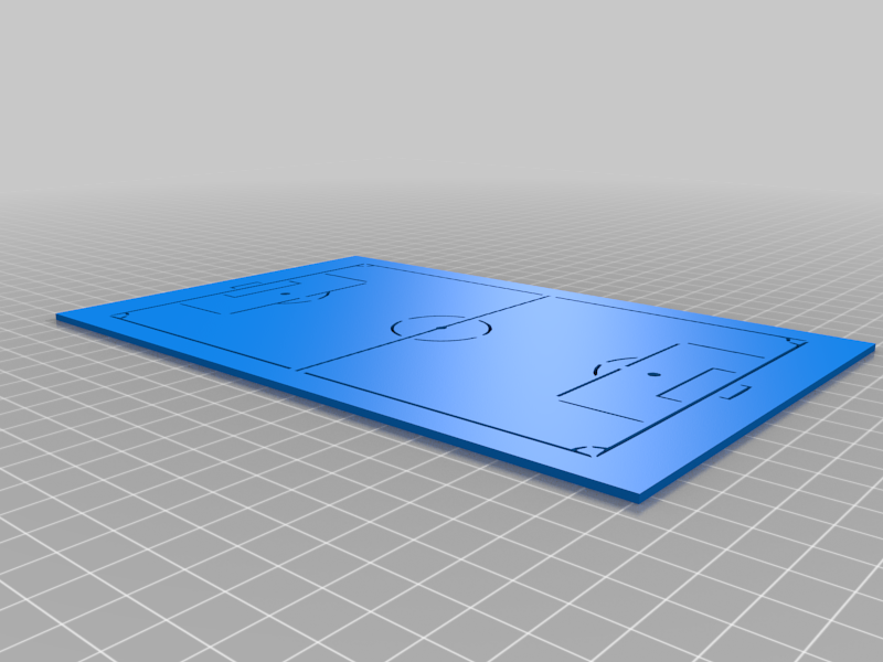 Free Sports & Exercise Equipment STL Download - Soccer field stencilby ...