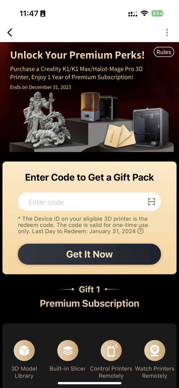 Unlock Your Premium Perks!