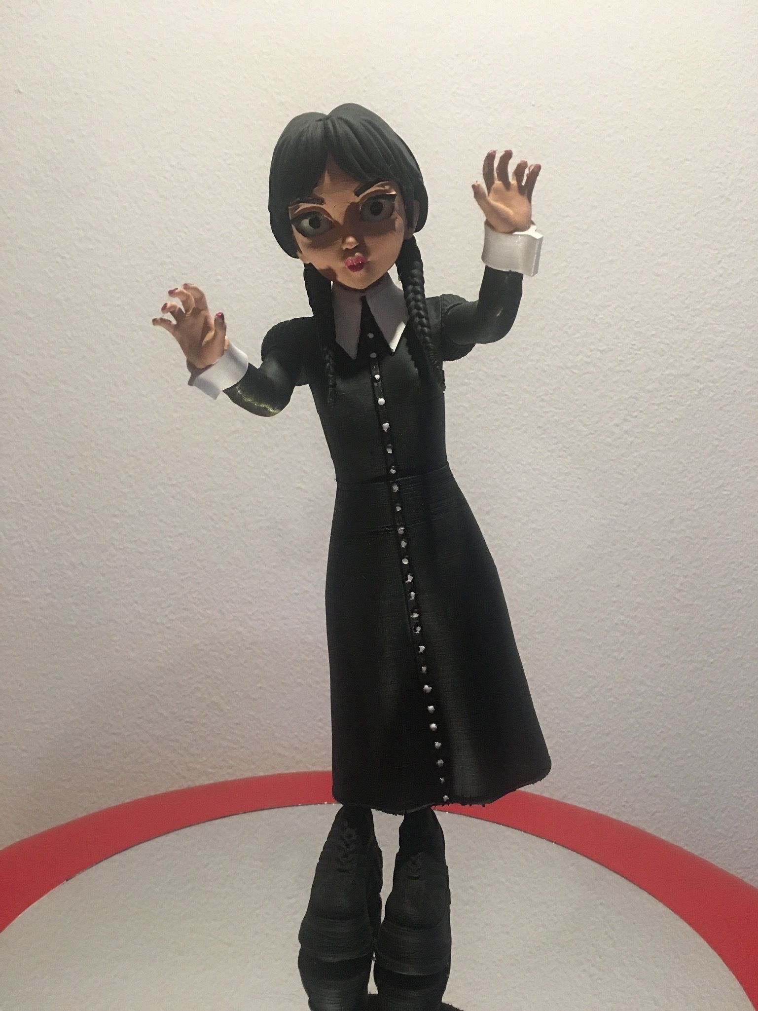 WEDNESDAY ADDAMS-POSEABLE FIGURE | 3D models download | Creality Cloud