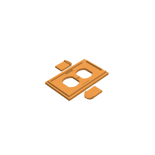 3D Printer Files | 3MF File | Outlet Cover Part 1 of 2 | Creality Cloud
