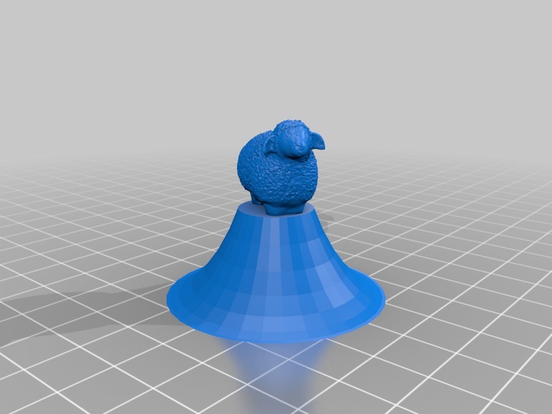 Free Digital Art STL Download - Caged Sheep and Ornamentby SMT_M 🦊