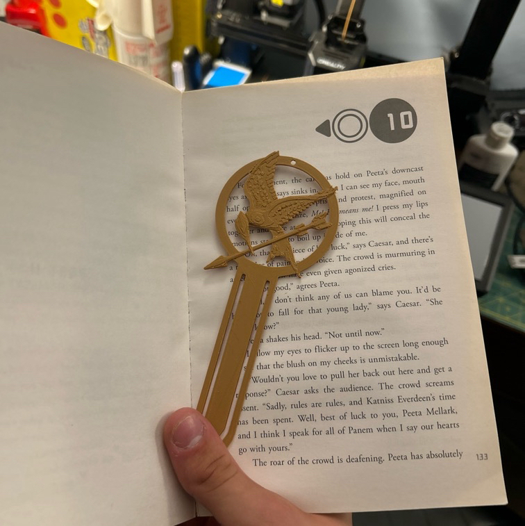 3D Printer Files | 3MF File | Hunger games bookmark | Creality Cloud