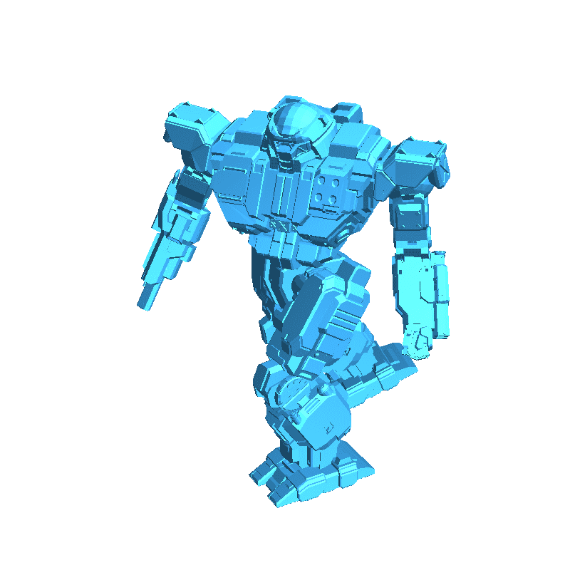 Free Robots & Mechs STL Download - Victor Mech Mechwarriorby DaveAsp