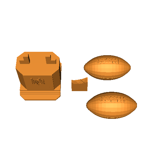 Rugby | 3D models download | Creality Cloud