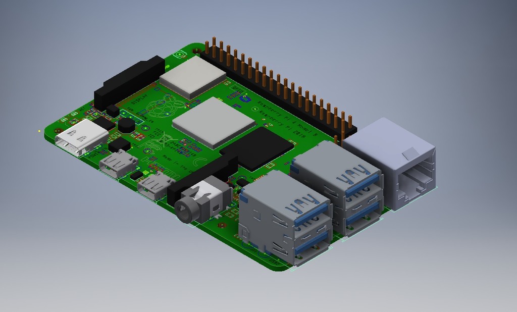 Raspberry Pi 4 | 3D models download | Creality Cloud
