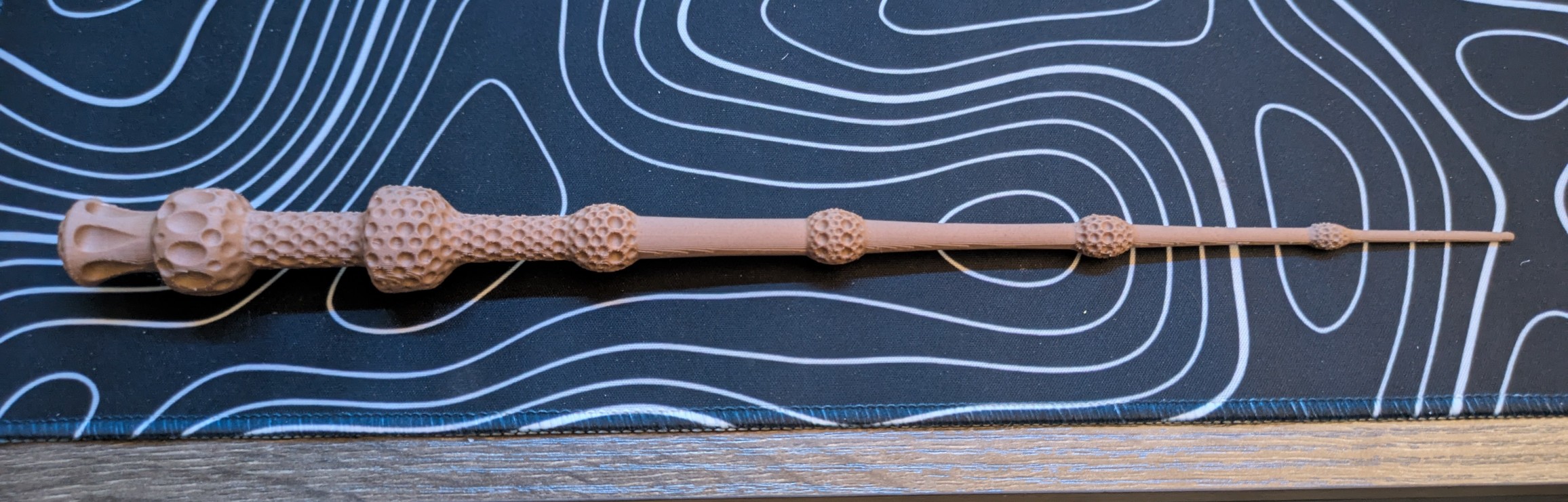 Really nice detailed Elder Wand printed in Wood PLA looks great 👍 ...