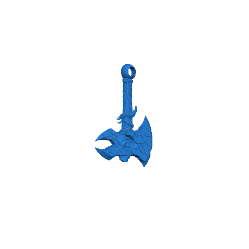3D Printer Files | 3MF File | Axe keychain | Creality Cloud