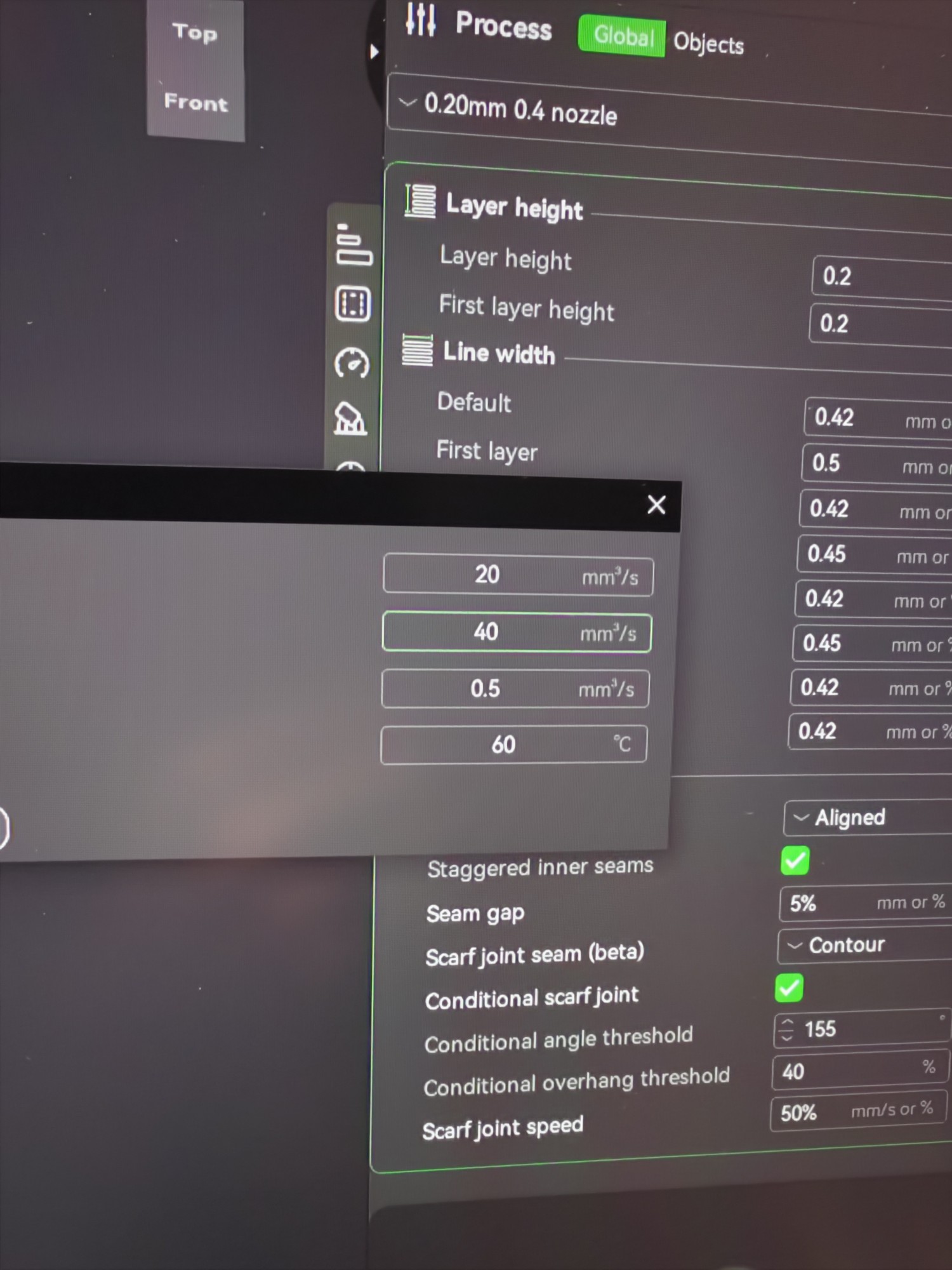 hi to everyone. I'm trying to do volumetric speed test (flow rate) in ...