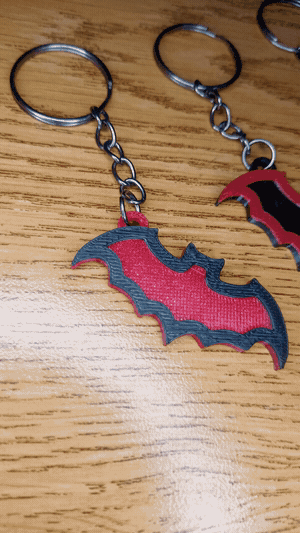 3D Printer Files | 3MF File | GOTHIC BAT KEYHOLDER WITH KEYCHAIN ...