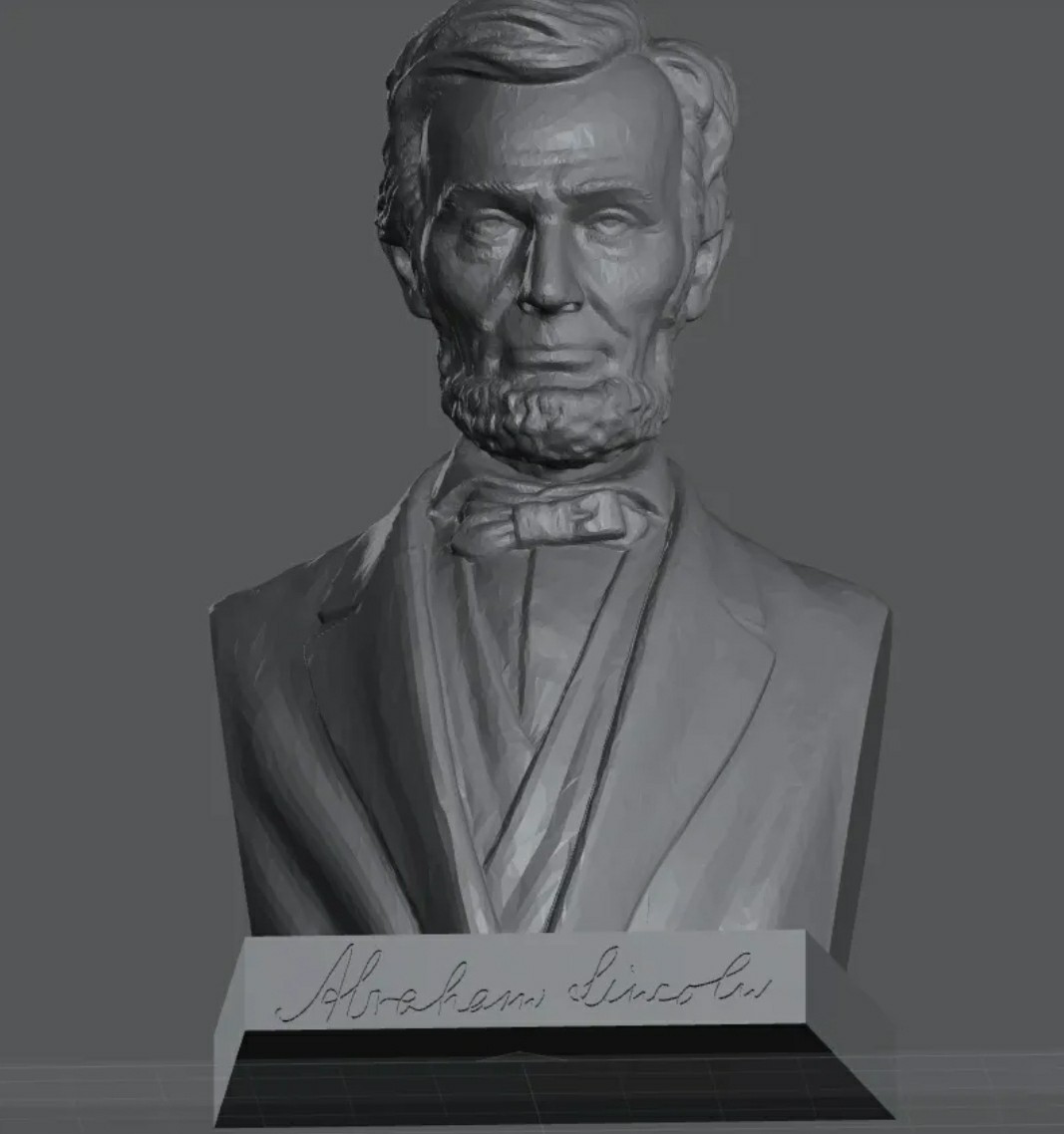 3D Printer Files | 3MF File | Abraham Lincoln bust | Creality Cloud