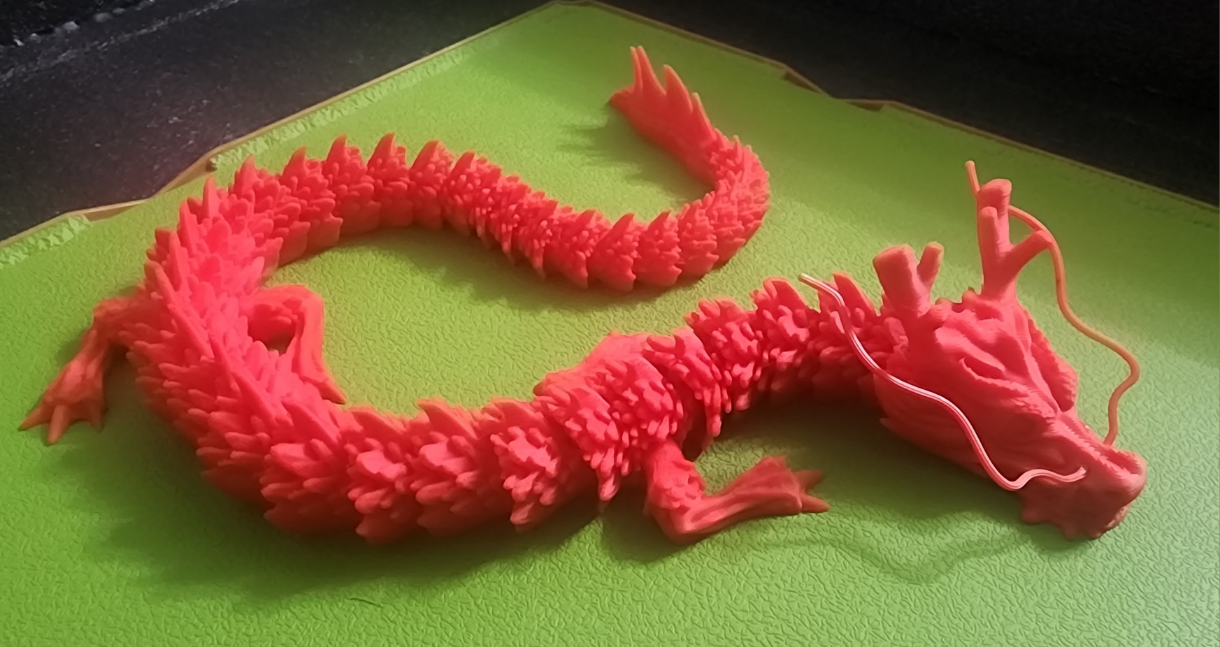 not too bad for my first time trying for a dragon. now to try some ...