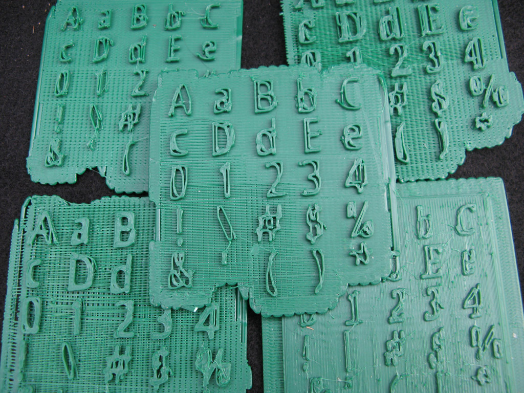 More Font Samplers | 3D models download | Creality Cloud