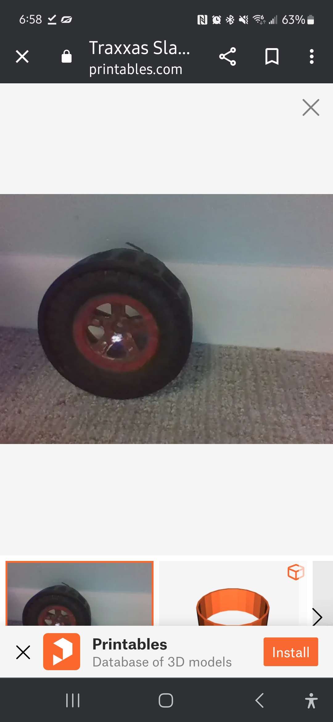 traxxas slash drift tires cover | 3D models download | Creality Cloud