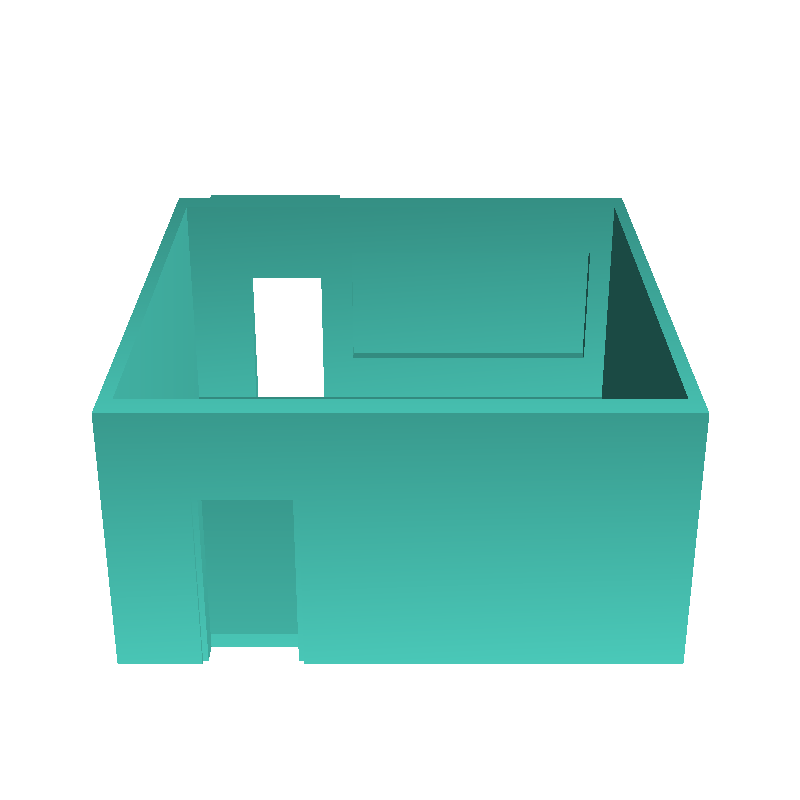 Set of Three Modern European Flemish Houses with Fireplace ( | 3D ...