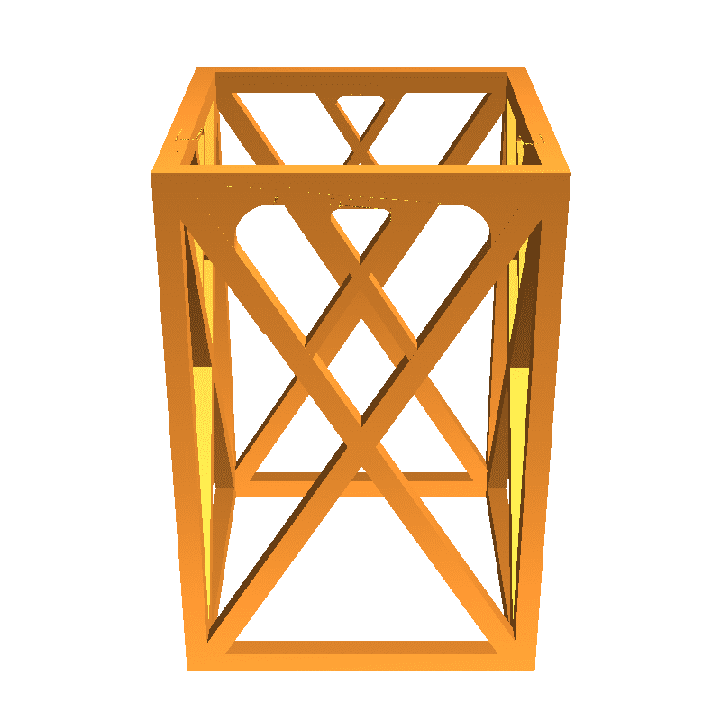 Cam Base Beam Grid stackable Frame | 3D models download | Creality Cloud