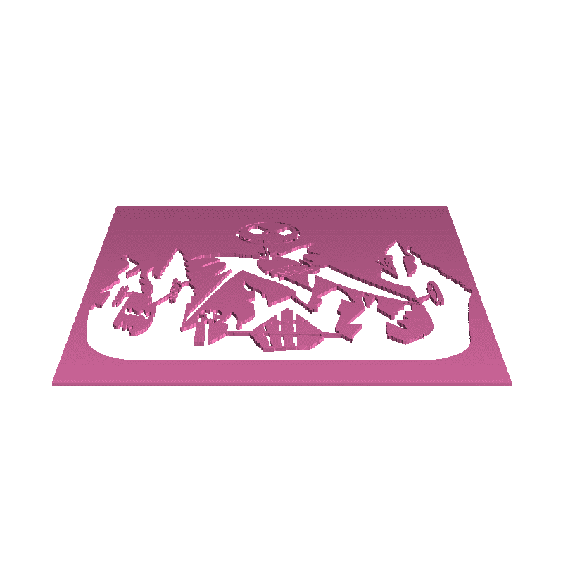 Free Sculptures & Artworks STL Download - NBC Jack stencil 3by SMT_M 🦊