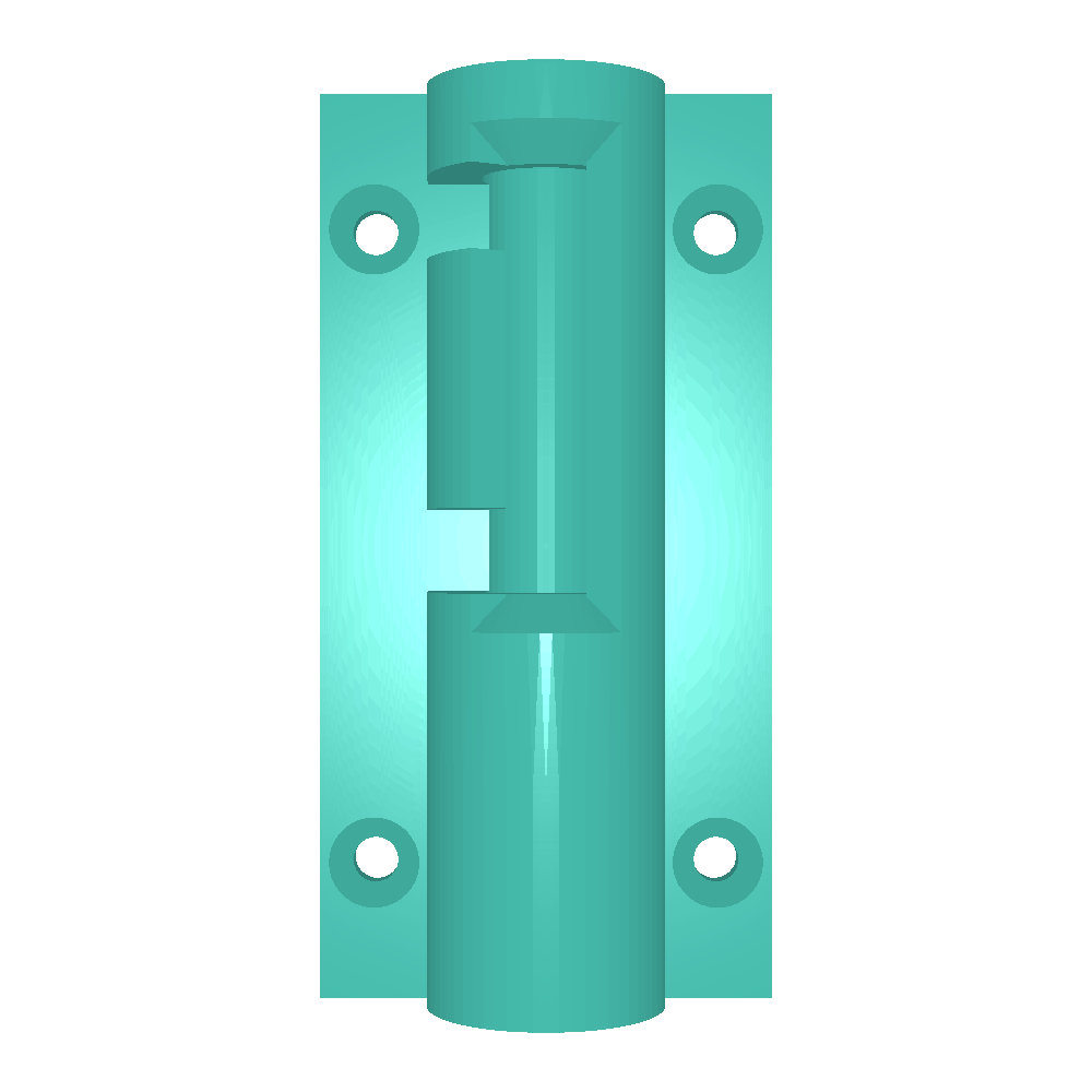 3D Printer Files | 3MF File | Gate / door lock sliding bolt | Creality ...