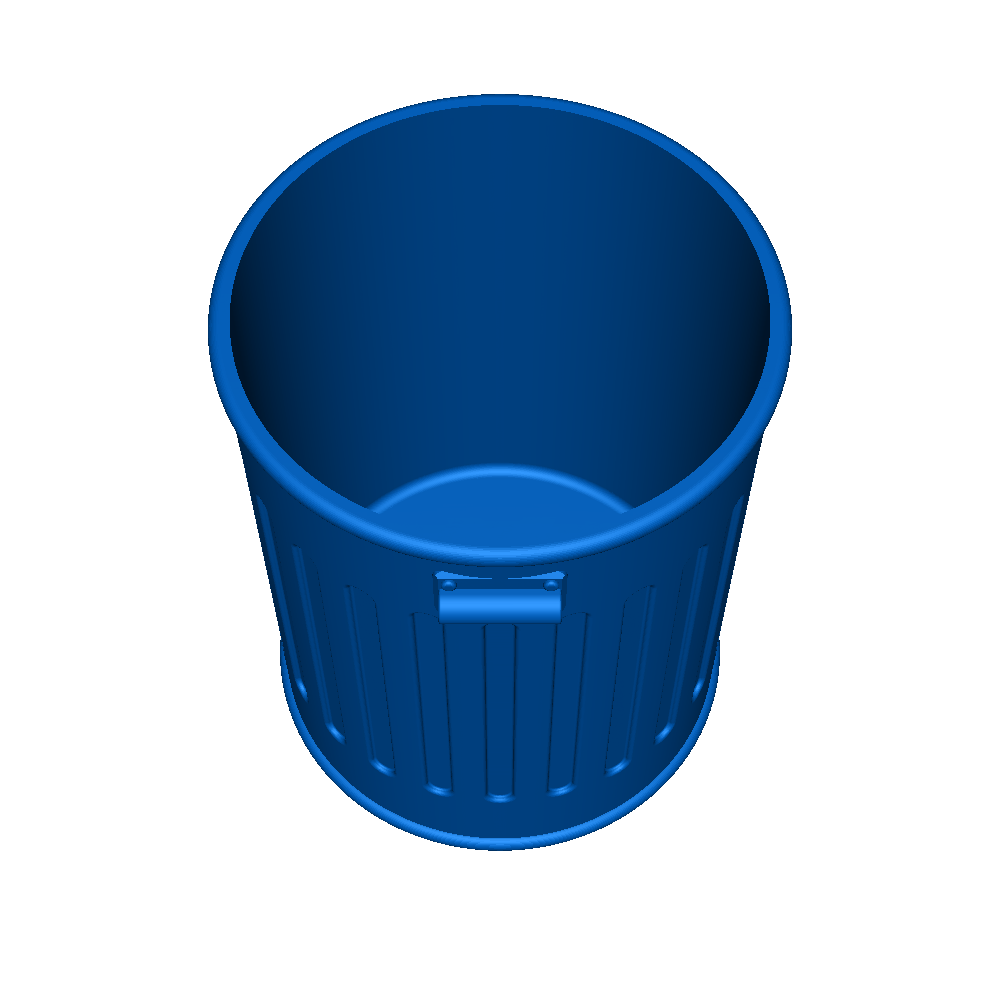 3D Printer Files | 3MF File | Desktop garbage can with movable lid ...
