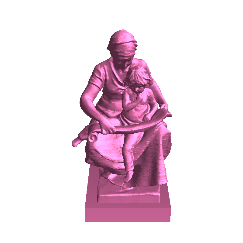 mother teaching child | 3D models download | Creality Cloud