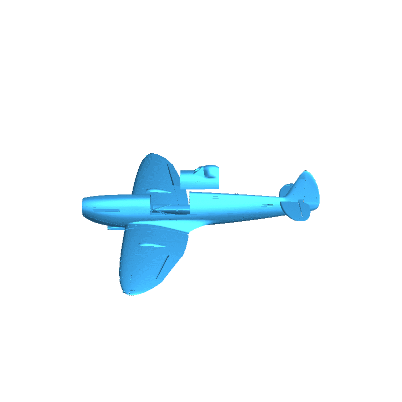 Free Drones & Aircraft STL Download - spitfireby Mike Midlam