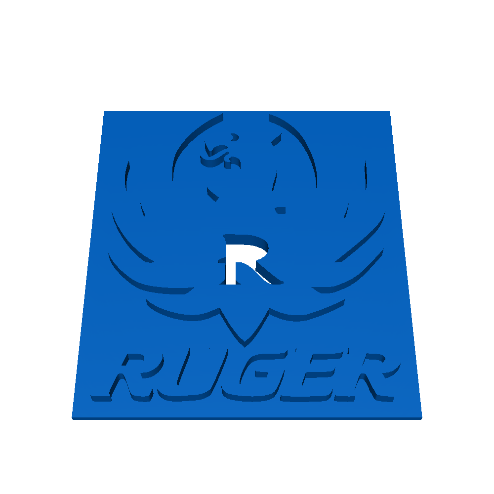 Free Badges & Coins STL Download - logo Ruger Moisesby Moises Salazar ...