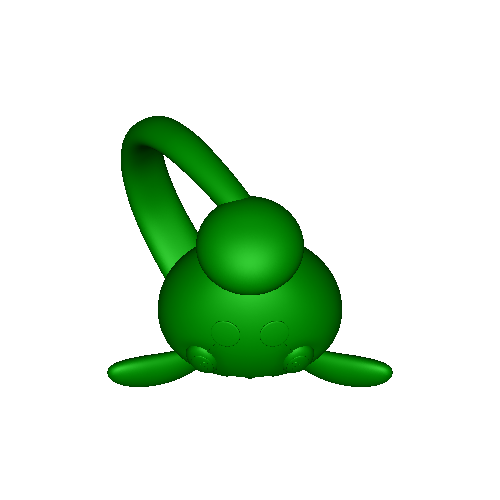 Characters & Creatures STL Download - Pokemon Phione #489 - Ready for ...