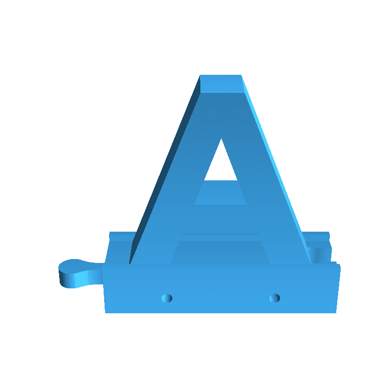 Free Other STL Download - Train alphabetby Ali.N