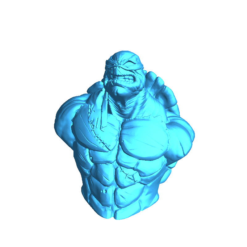 Free Characters & Creatures STL Download - TMNT BUSTby Mike 3D