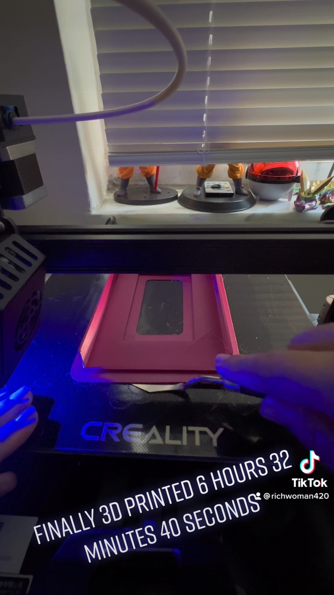 Finally 3D printing CR-6SE my machine a cover ♥️🥰 so beautiful | Creality Cloud