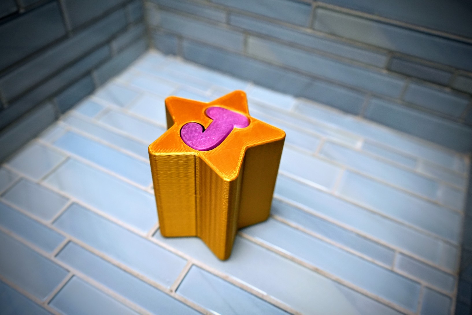 3D Printer Files | 3MF File | Letter J Spiral Fidget Star Shape ...