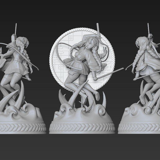 3D Printer Files | 3MF File | Mitsuri Kanroji | Creality Cloud