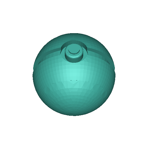 Free Other STL Download - Pokeball Doorknobby Shandra